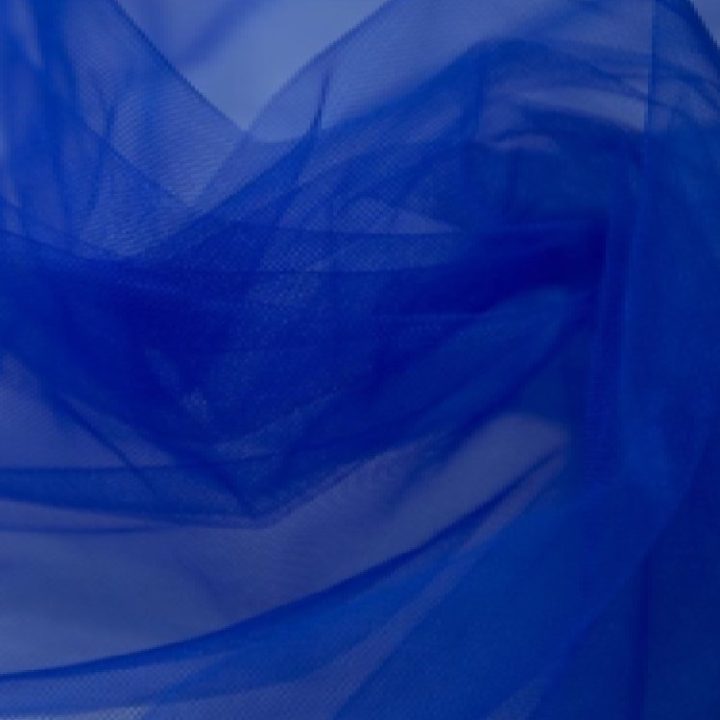 Tule Francês Cristal / Azul Royal – Baratão dos Tecidos